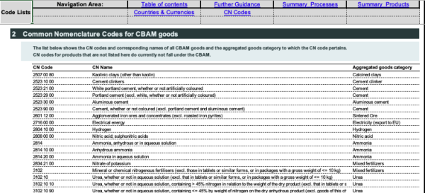 CBAM表格-表格說明頁 - 國際碳協股份有限公司